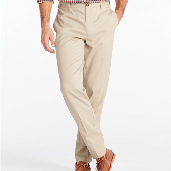 L.L. Bean | Pants | Ll Bean Mens Wrinklefree Double L Classic Fit Plain ...
